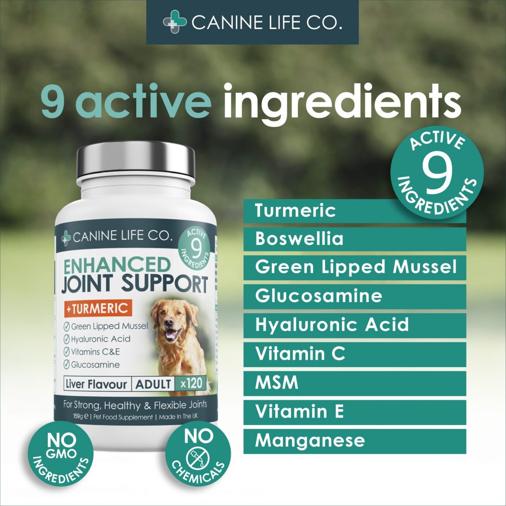 Enhanced Adult Dog Joint Supplements Chewable Tablets For Dogs Aged 2 ...